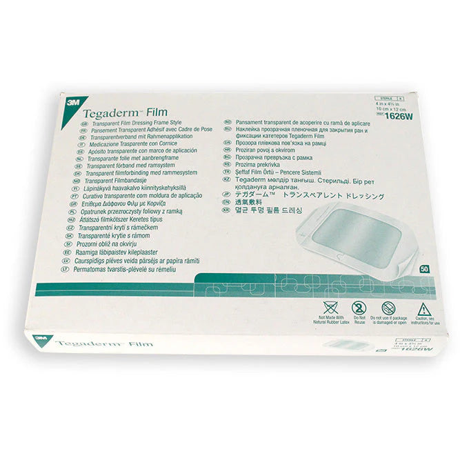 3M Tegaderm Transparent Film Dressing (10 x 12cm) - Box of 50 – Care ...